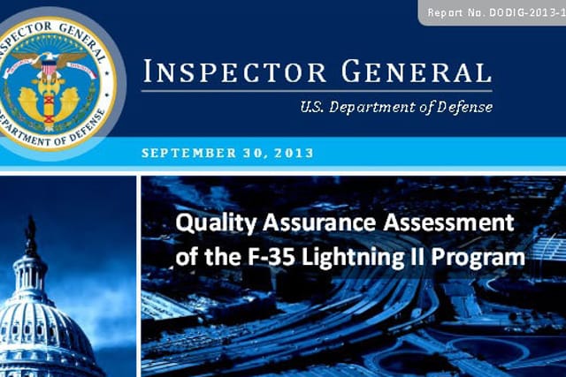 Interesting Findings in the DOD IG's F-35 Report | Project On ...