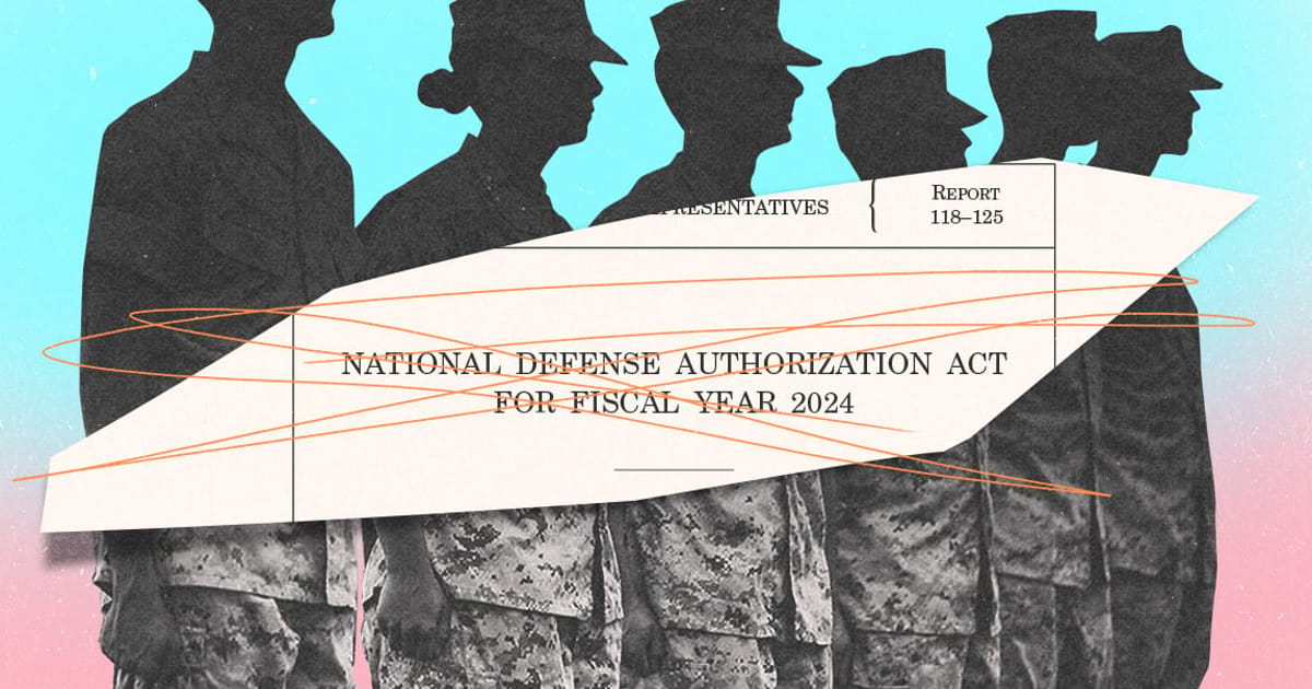 Congress and the White House Must Keep Anti-Trans Riders Out of Annual ...