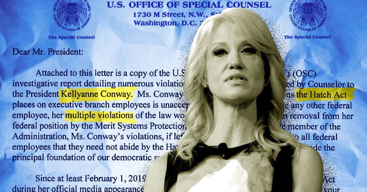 Press Statement: Kellyanne Conway and the Hatch Act | Project On ...